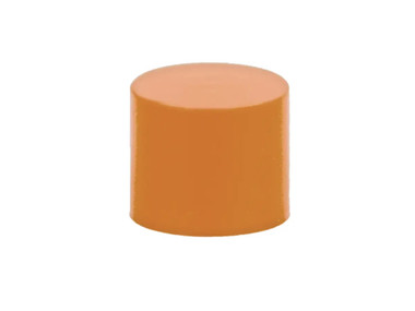 Peach Lip Balm Tube Caps - 5/8" Smooth Friction Fit - BPA-Free