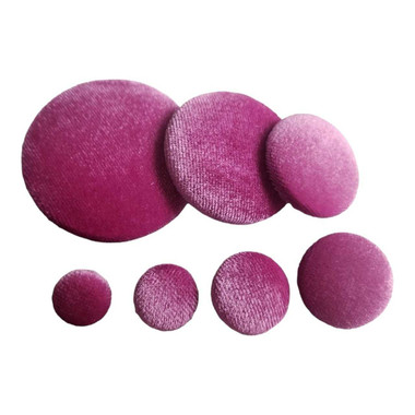 Orchid Pink Velvet Button | Velvet Buttons