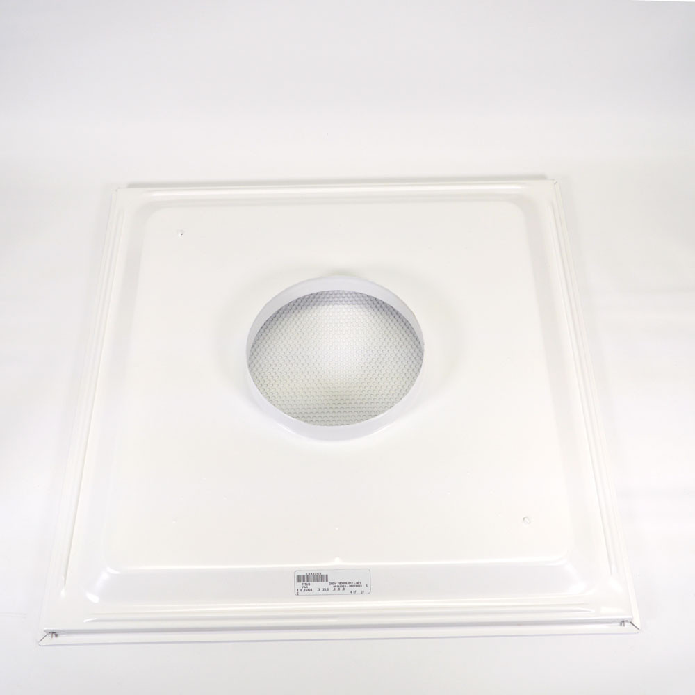 Titus PAR Steel 24" x 24" Perforated Return Ceiling Diffuser - White