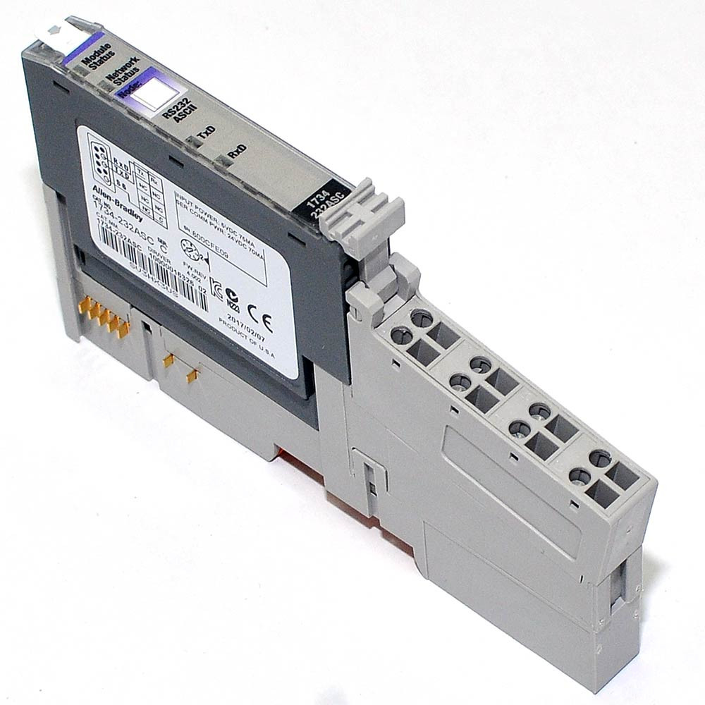 Allen-Bradley 1734-232ASC RS-232 Serial Interface 1734-MB Base 1734-RTB ...