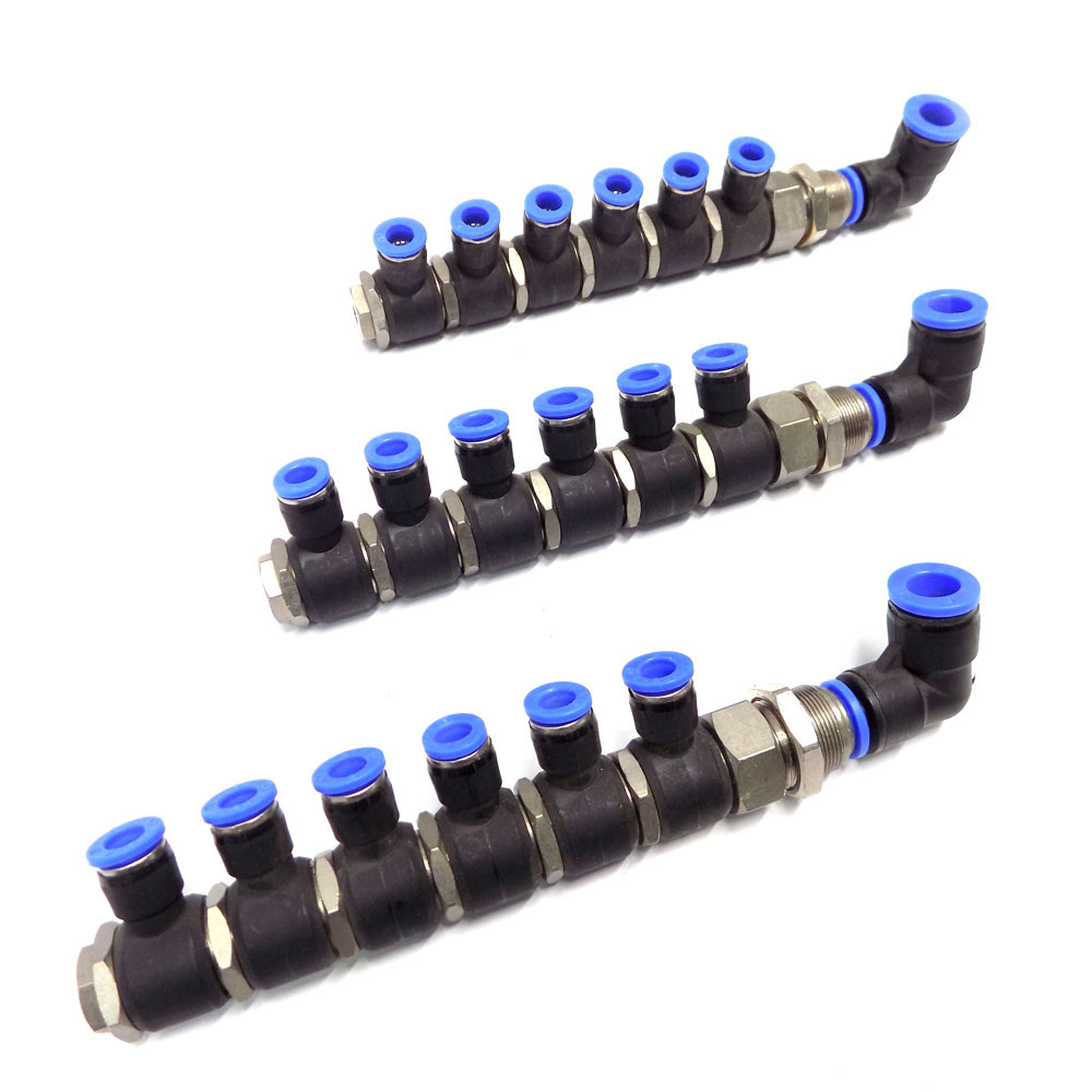 Sang-A 7-Fitting Pneumatic Air Distribution Push Fitting Blocks (3)