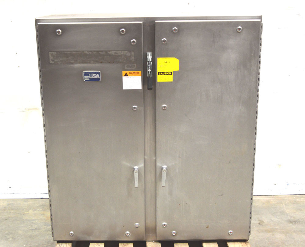 Industrial 2-Door Electrical Control Panelboard Enclosure 48"W x 17"D x ...