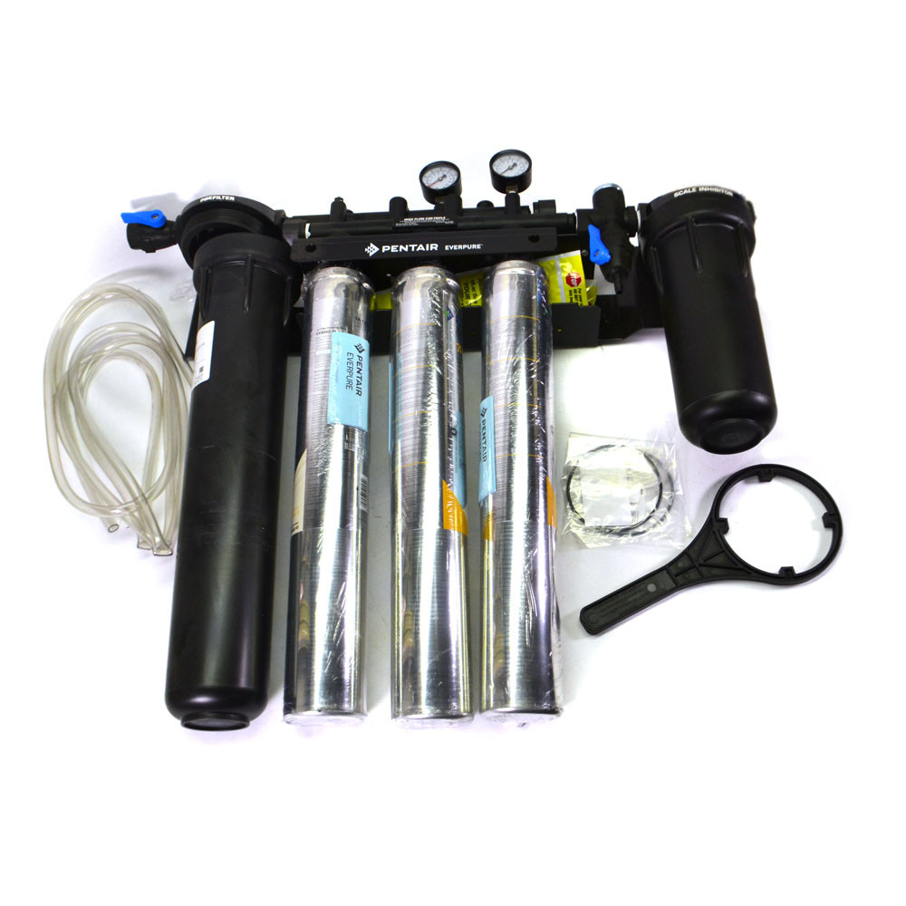 Pentair Everpure EV9329-73 Triple-7FC Water Filtration System w/ Pre-Filter