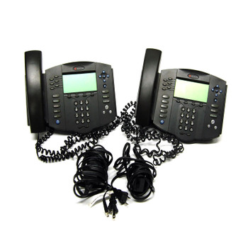 Polycom 2201-11601-001 Soundpoint IP 601 SIP VolP Phones (2)