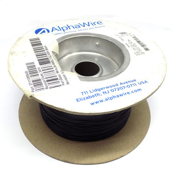 AlphaWire 6712 Black 24 AWG 600 Volt Internal MPPE Wire (1000 Feet)