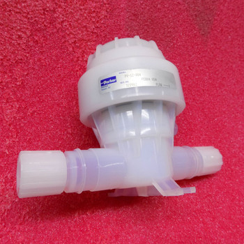 Parker Partek PV-12-004 UHP Air Operated PFA Diaphragm 2-Way Valve