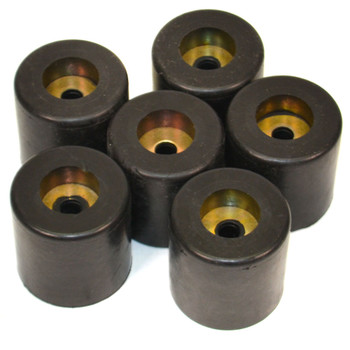McMaster-Carr 9540K36 Unthreaded Rubber Bumpers (6)