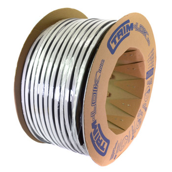 Trim-Lok TRIM-X5036HT Rubber Seal P-Shaped 0.5"H 0.695"W 250ft Black w ...