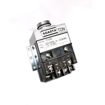 Agastat 7012AC Time Delay Relay Module 120VAC 1.5-15s Missing Knob - Parts