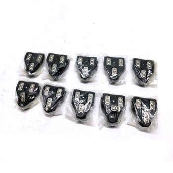 Wellgo RC-6 Look ARC Compatible Road Bike Cleats Black (10)