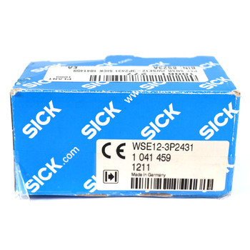 SICK WE12-3P2431 Small Photoelectric Sensor PN 1041459 10...30VDC Class 2
