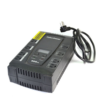CyberPower CP600LCDa 600VA 340W 120 Intelligent LCD Uninterruptible ...