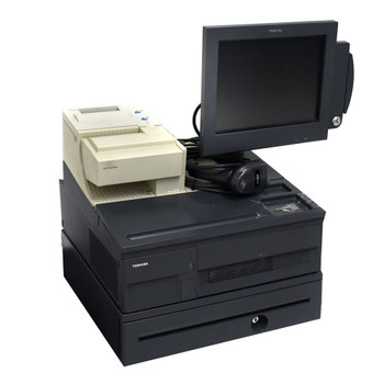 IBM Toshiba 4900-745 SurePOS System w/ 4820-2LG Monitor, 4610 Printer ...