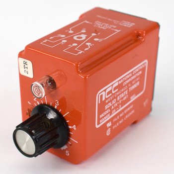 NCC A1K-5-461 Solid State Timer Relay .05-5 Seconds 120VAC