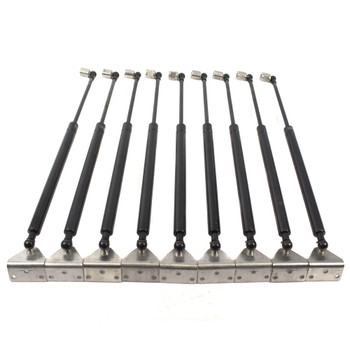 17" Gas 80N Strut/Shock 11" Compressed 6" Stroke 8/18 Metal Fittings (9)