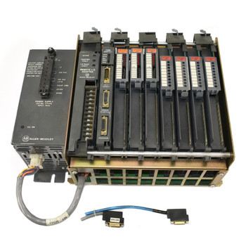 Allen-Bradley AB 1771-A2B 8-Slot Chassis w/ 1771-P2 Power Supply and I ...