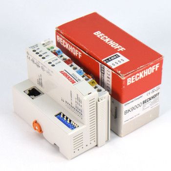 Beckhoff BK9000 Ethernet Bus Coupler 35mm AWG 28-14 24V DC DIN Rail