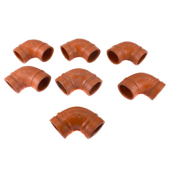 Victaulic 2/60.3 No. 1 FireLock Grooved 90-Degree Elbow Fitting 2 ...