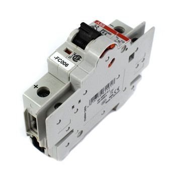 ABB S201UDC-Z6 Miniature Circuit Breaker 1P 6A 60VDC w/ S2C-H6RU AUX ...