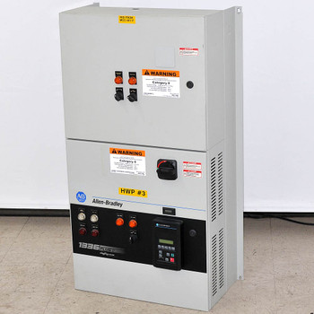 Allen-Bradley 15HP VFD Motor Drive w/Bypass 1336 Plus II Sensorless ...
