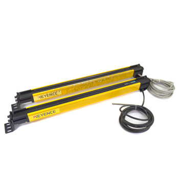 Keyence SL-V28HM Light Curtain Transmitter and Receiver Assembly HM Set ...