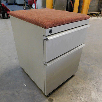 Knoll Calibre Mobile Cushion Top Pedestal File Storage Cabinet 15x17x21 ...
