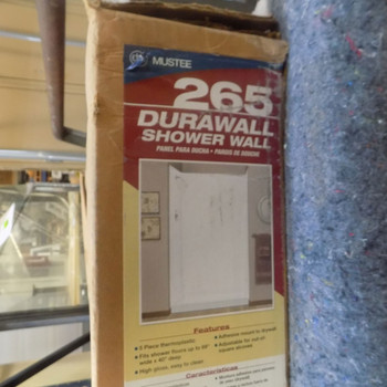 Mustee 265WHT Durawall Square/Rectangular Shower Wall System 69"x40.5"