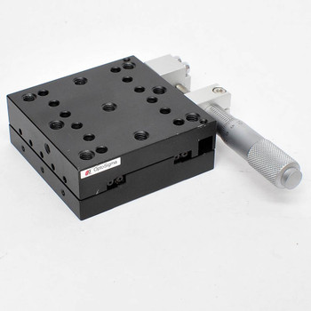 OptoSigma Linear Micrometer Translation Stage 65mm x 65mm 25mm Travel Metric