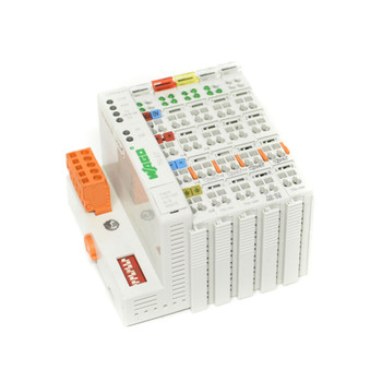 Wago 750-837 Coupler CANopen w/ 750-516, 750-408, 750-600, 750-653 I/O Modules