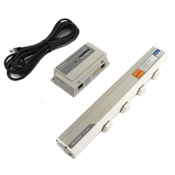 Keyence SJ-H036A Ionizer Bar Static Eliminator Main Unit and Controller ...