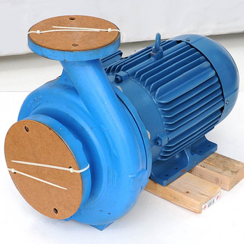 Flowserve D824 4x3x10 Centrifugal Pump, WEG 10HP 7.5kW Motor 230/380/460VAC