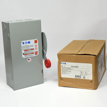 Eaton DH221NGK Fusible Safety Switch 2-Pole 30A 240VAC