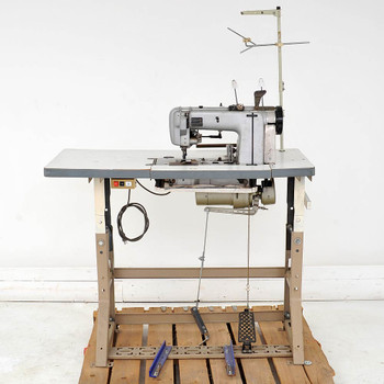 Singer 300W Industrial Sewing Machine with Table and Clutch Motor ...