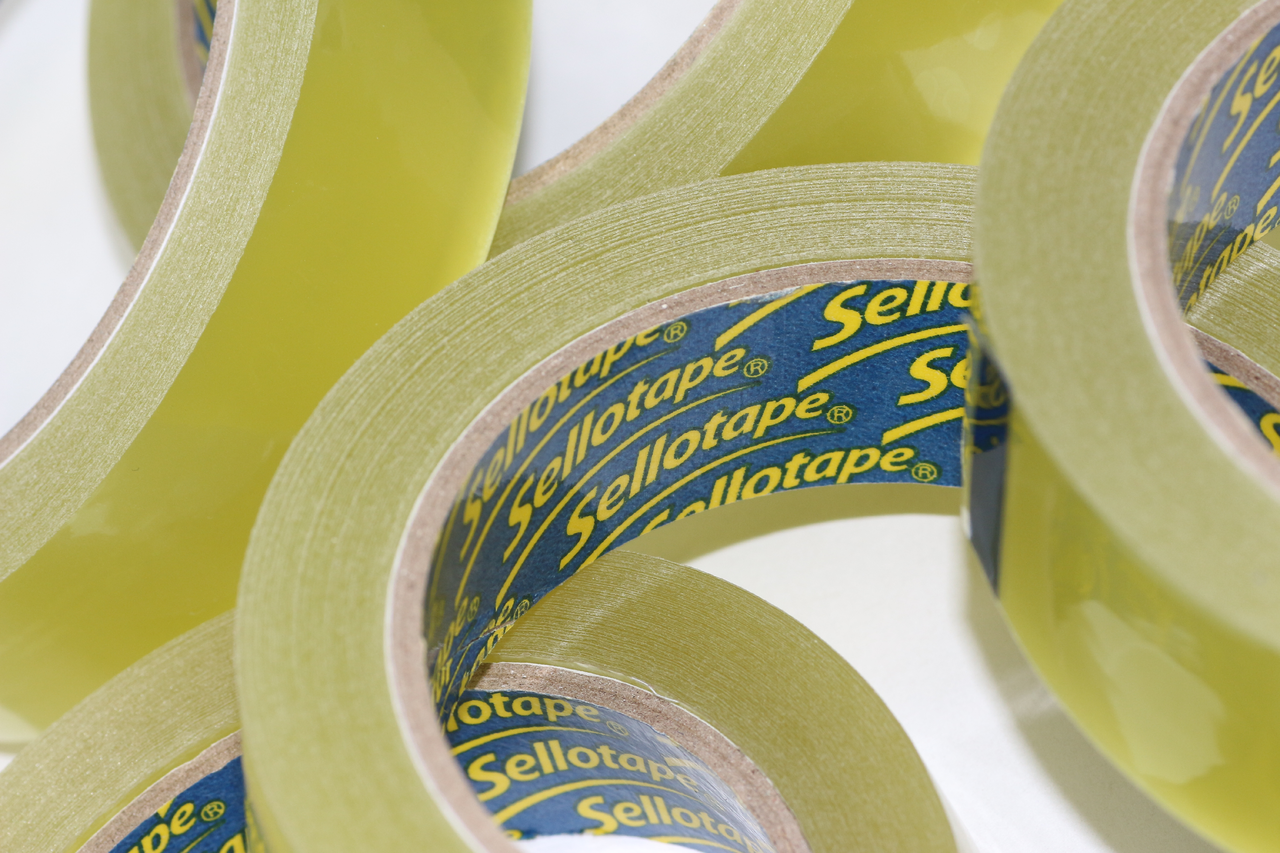 6 x 24mm x 66m Rolls Of Sellotape Original Golden Sticky Tape Henkel ...