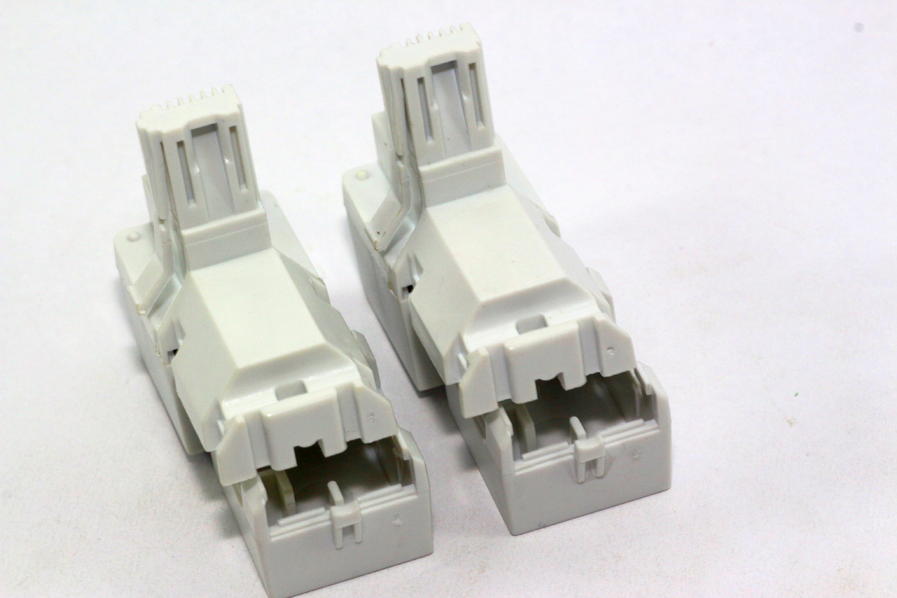 2 x BT Telephone Splitter Doubler With Inline IDC Breakout Connection ...