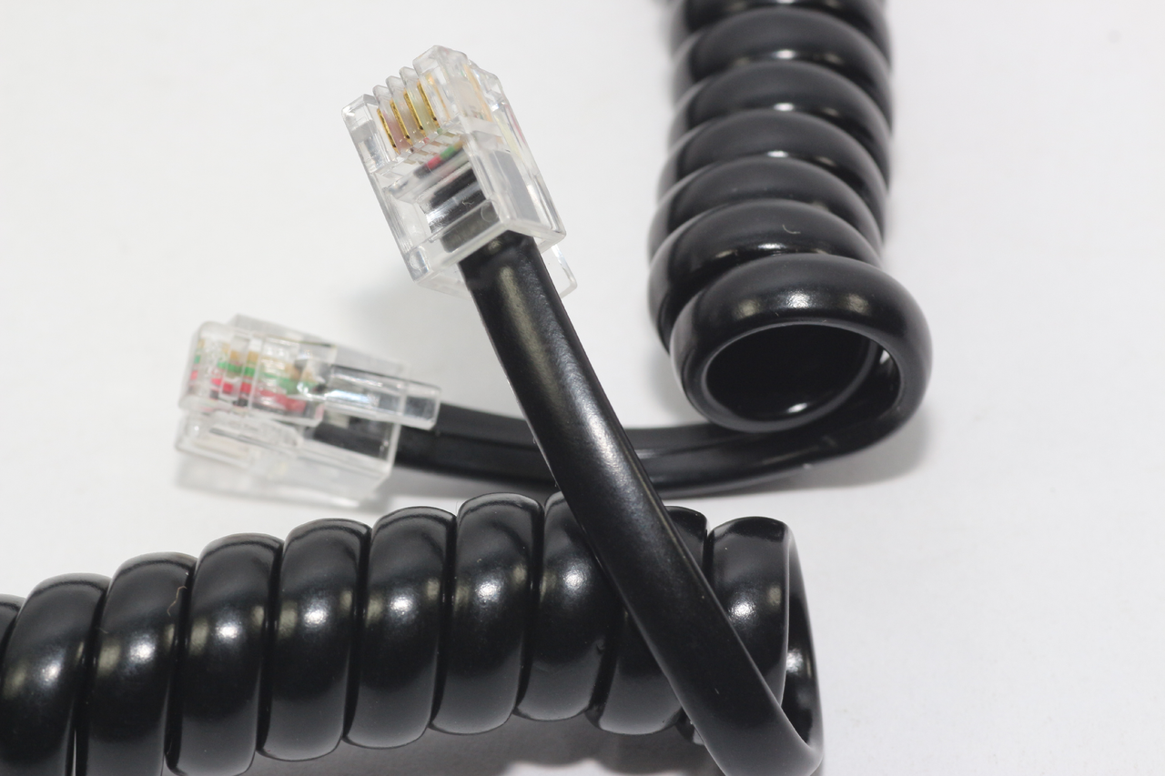 Panasonic PQJA212V Genuine Handset Cord For Digital Telephone ...