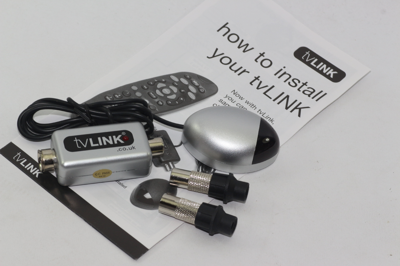 Genuine Silver Global TV Link Sky Magic Eye Remote Extender Kit Sky ...