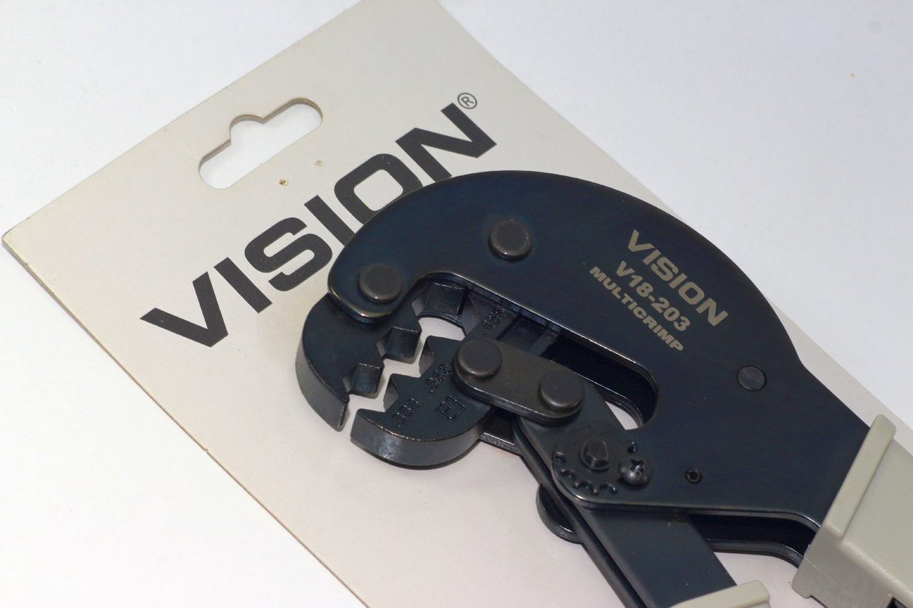Vision V18-203 Heavy Duty Satellite F Connector Crimping Tool RG6 ...