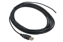 USB A Male Plug Shielded Cable to Open End 4.5m / 15 Feet - All 4 Pins ...