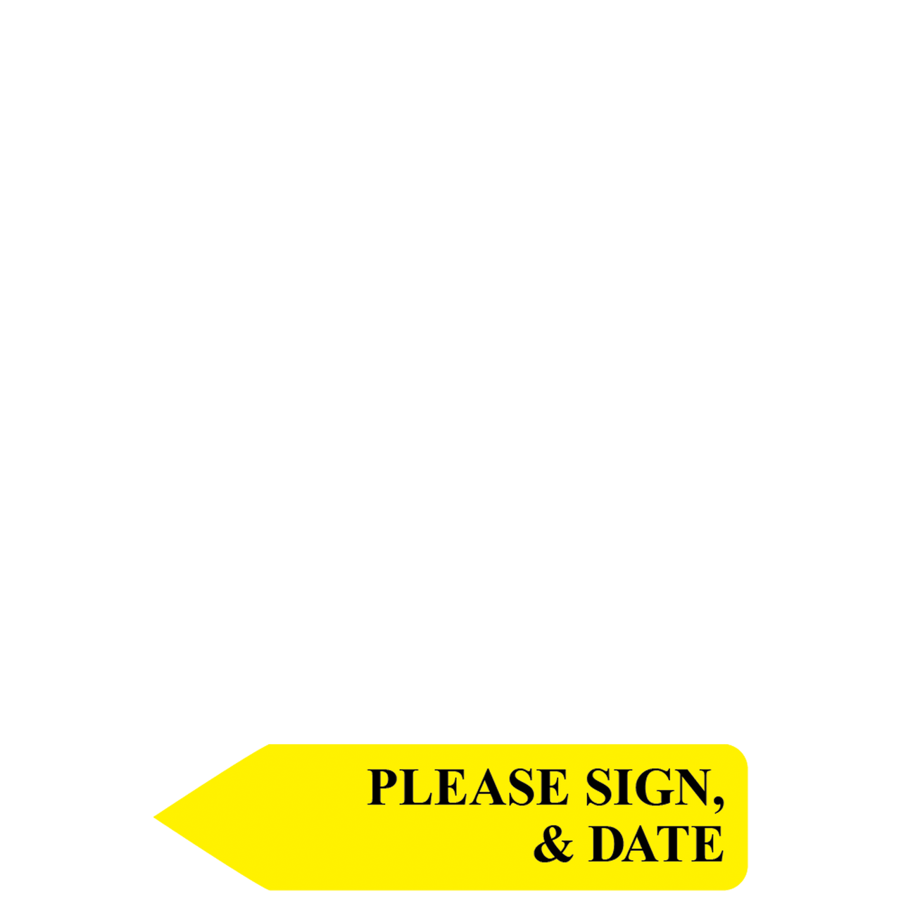 81124R14 - RediTag 'Please Sign & Date' (Refill 120 Tags) - BrokerForms.com