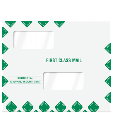 80343EXP - Double Window First Class Mailing Envelope (Expandable ...