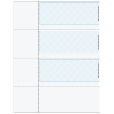 L85035XX - Classic Blank 3up Personal Check with Herringbone Background ...
