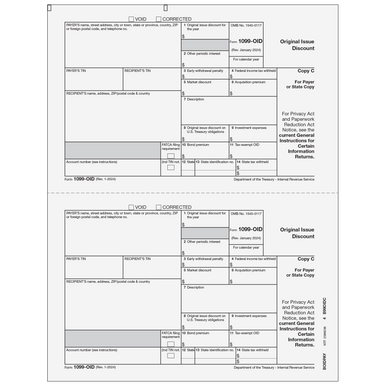 BOIDPAY05 - Form 1099-OID Original Issue Discount - Copy C Payer ...