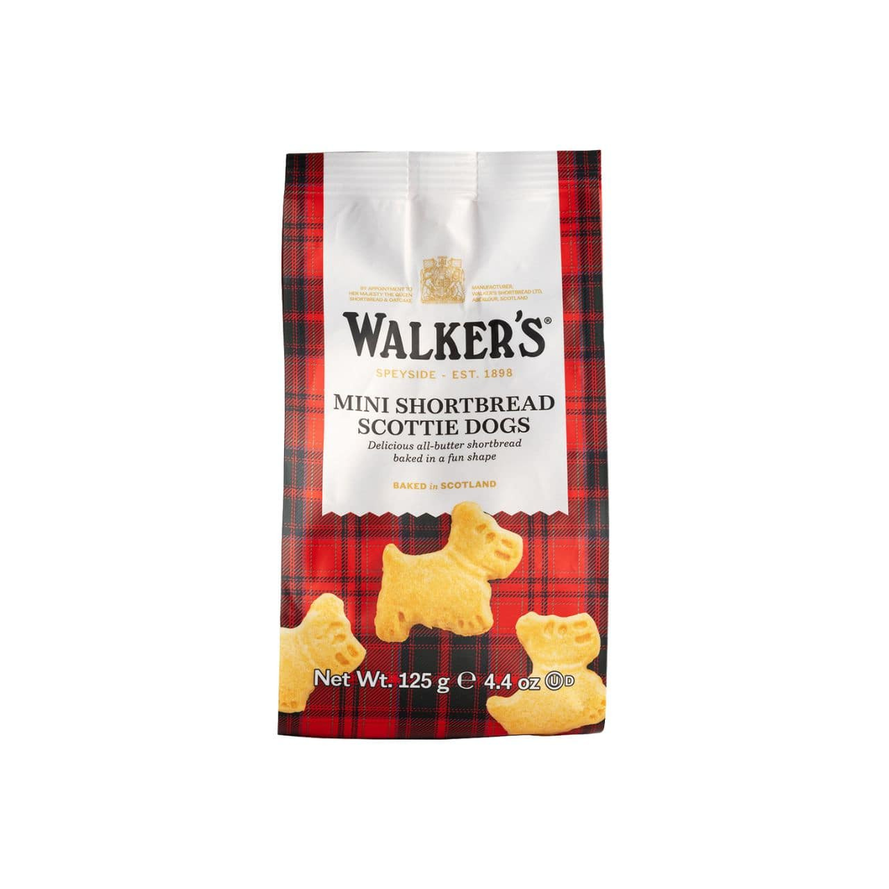 Walker's Mini Scottie Dog Shaped Shortbread Cookies
