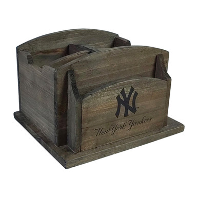 The New York Yankees Desk Organizer at Wolf Iron Cues