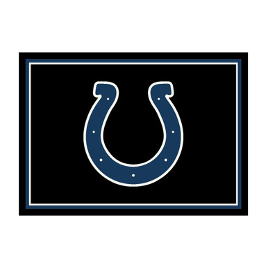 The Indianapolis Colts 8x11 Spirit Rug at Wolf Iron Cues