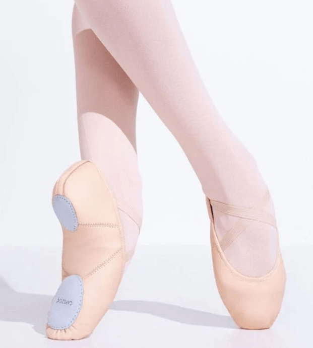 Juliet Split Sole Leather Ballet Shoe ADULT - Dynamic Dancewear