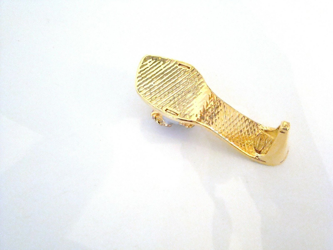 RUCINNI Jeweled Gold Heel Mule Shoe | Rucinni | Christine's Closet