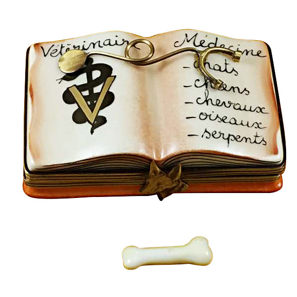 Veterinarian Book | Rochard Limoges Box | Christine's Closet