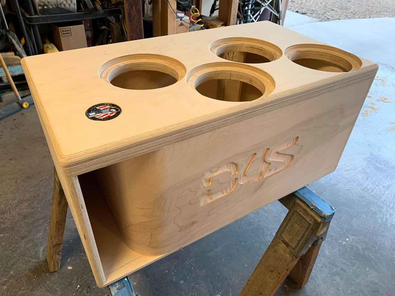 Down 4 Sound - Quad 6.5" or 8" Custom Sub Boxes with Kerf